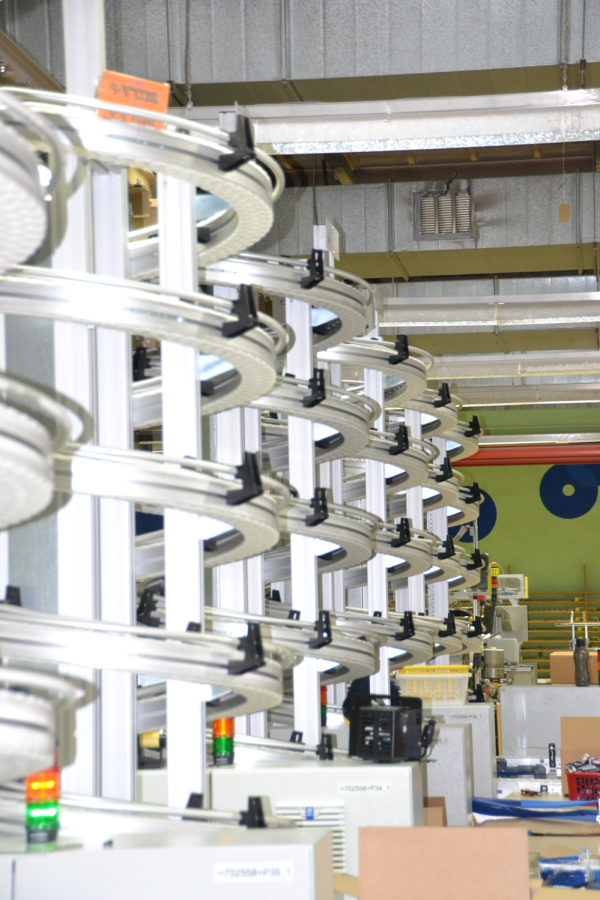Belt Conveyor Systems Our Spiral Solution Lvp Conveyors